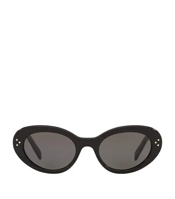 Celine Acetate Cat Eye Sunglasses - Black