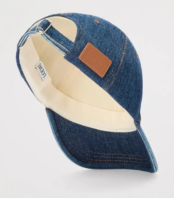 Loewe X Paula's Ibiza Denim Baseball Cap - Blue