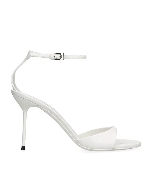 Paris Texas Leather Lidia 90 Sandals - White