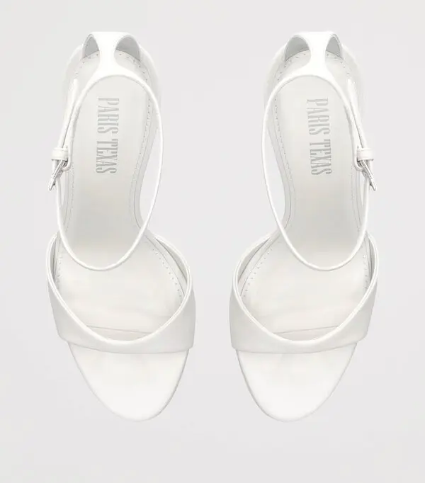 Paris Texas Leather Lidia 90 Sandals - White