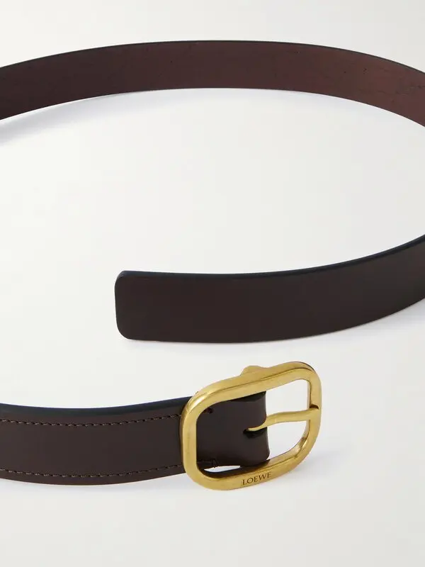 Loewe Leather Belt - Brown