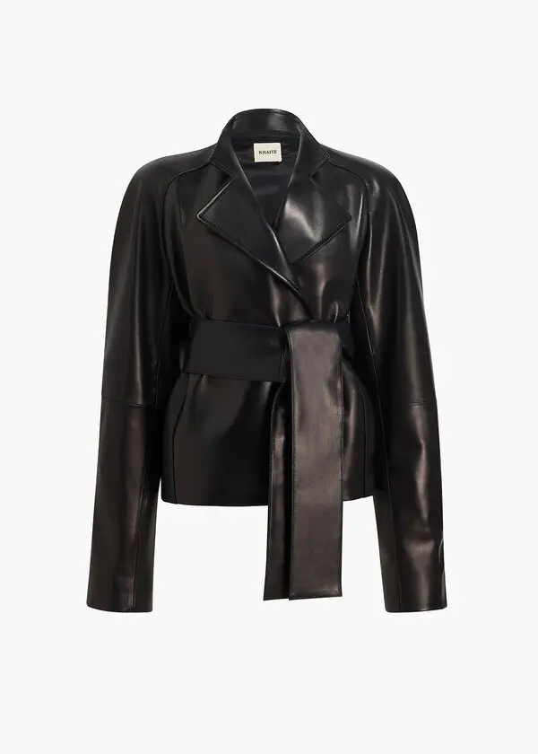 Khaite Edith Leather Jacket