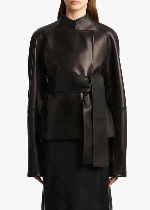 Khaite Edith Leather Jacket