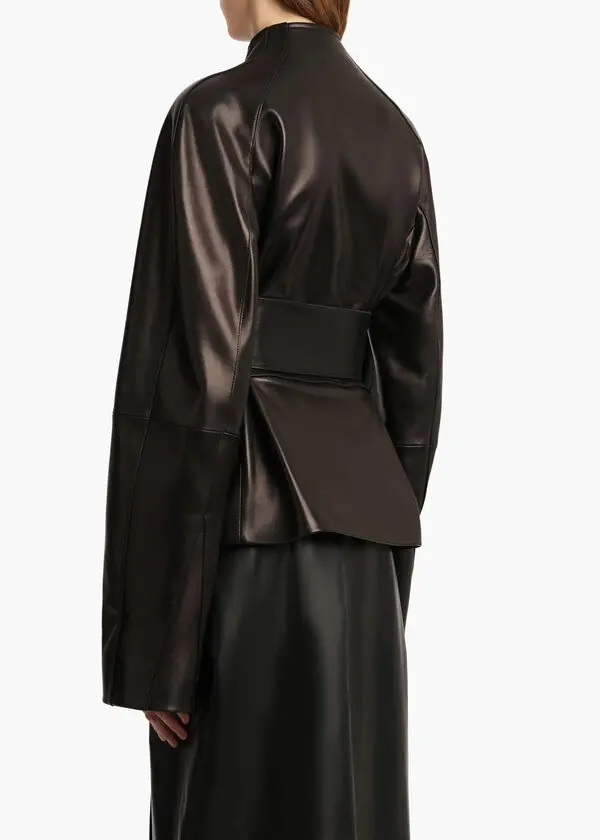 Khaite Edith Leather Jacket
