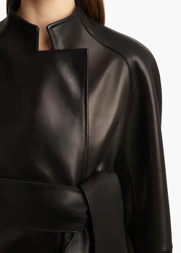 Khaite Edith Leather Jacket