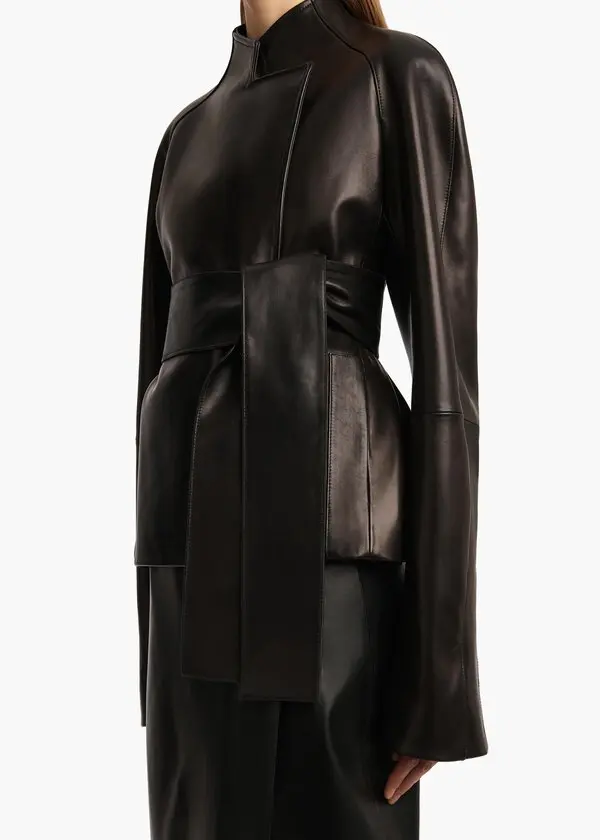 Khaite Edith Leather Jacket