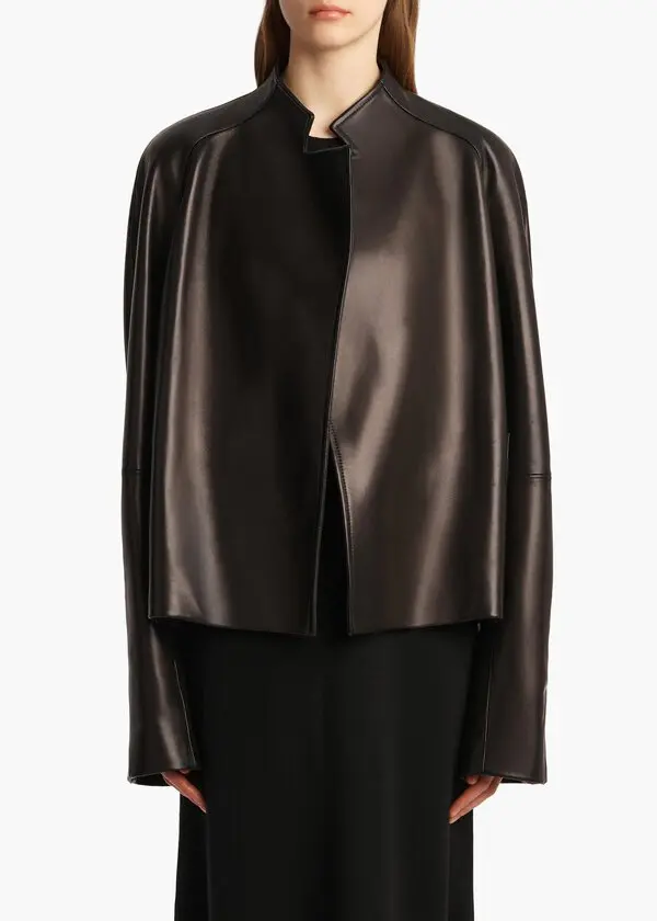 Khaite Edith Leather Jacket