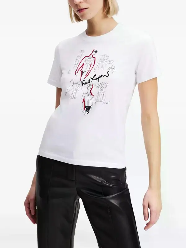Karl Lagerfeld Graphic Print T-shirt