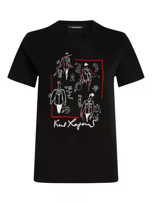 Karl Lagerfeld Series T-shirt - Black