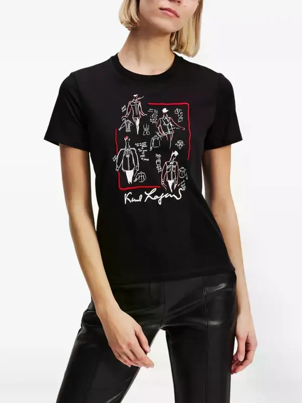 Karl Lagerfeld Series T-shirt - Black