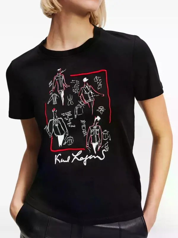 Karl Lagerfeld Series T-shirt - Black