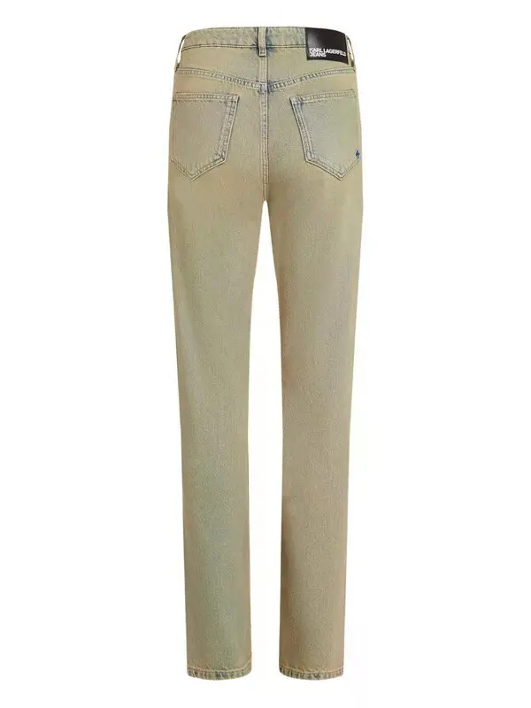 Karl Lagerfeld Beaded Straight Leg Jeans