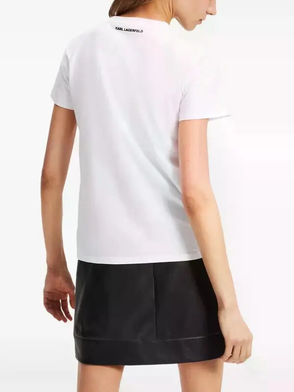 Karl Lagerfeld Ikon Rhinestone T-shirt