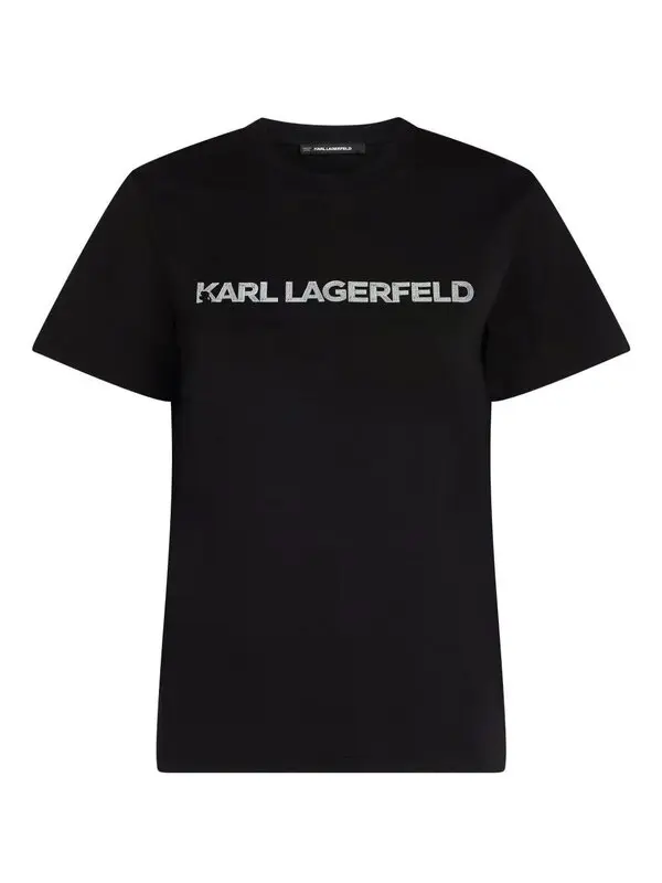 Karl Lagerfeld Logo-print T-shirt - Black