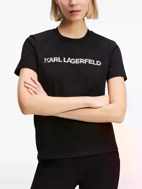 Karl Lagerfeld Logo-print T-shirt - Black