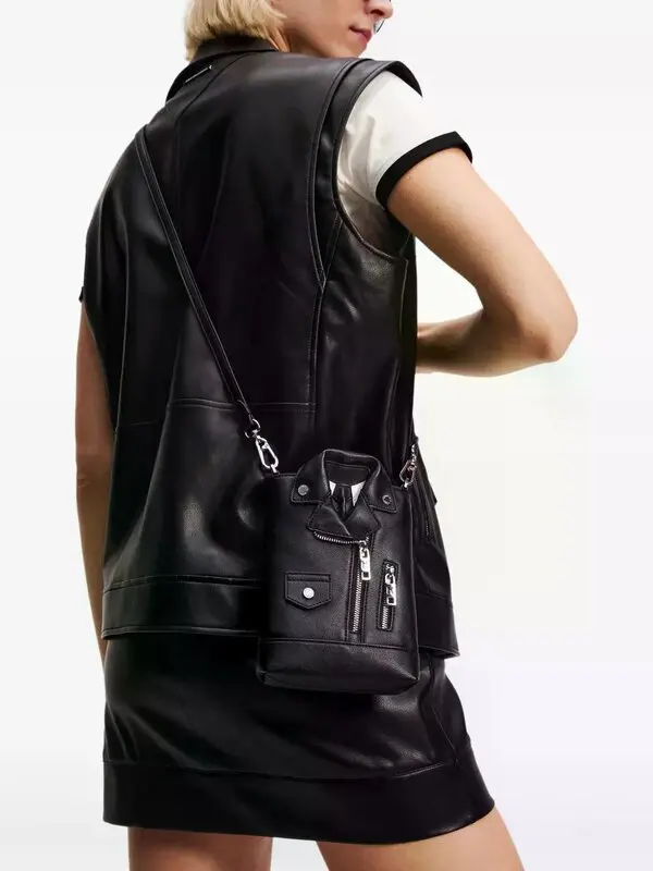 Karl Lagerfeld Leather Mini Crossbody Bag