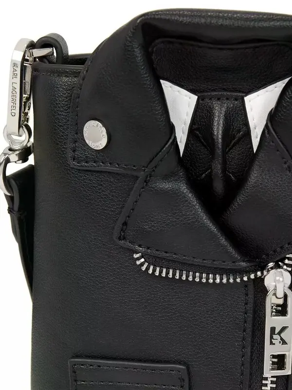 Karl Lagerfeld Leather Mini Crossbody Bag