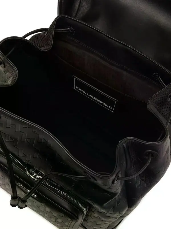 Karl Lagerfeld K/loom Leather Backpack