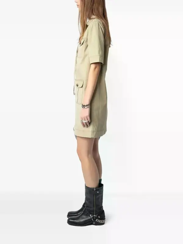 Zadig&Voltaire Record Shirt Dress - Neutrals