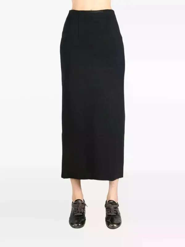 Auralee High-waisted Midi Skirt