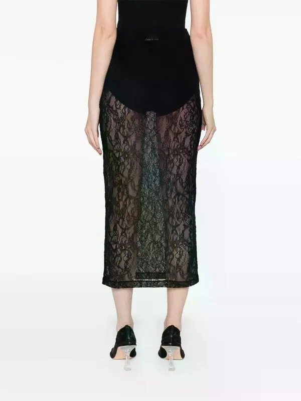 Wardrobe.NYC Lace Midi Skirt