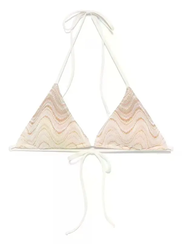 MC2 SAINT BARTH Leah Bikini Top - Gold