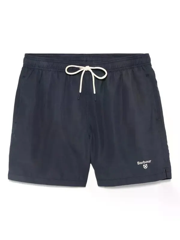 Barbour Logo Swim Shorts - Blue
