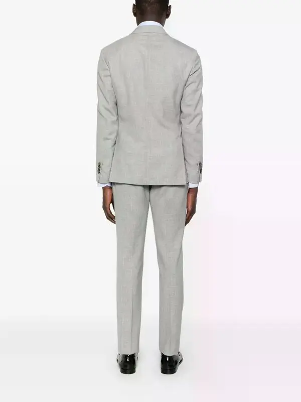 LARDINI Mélange-effect Suit