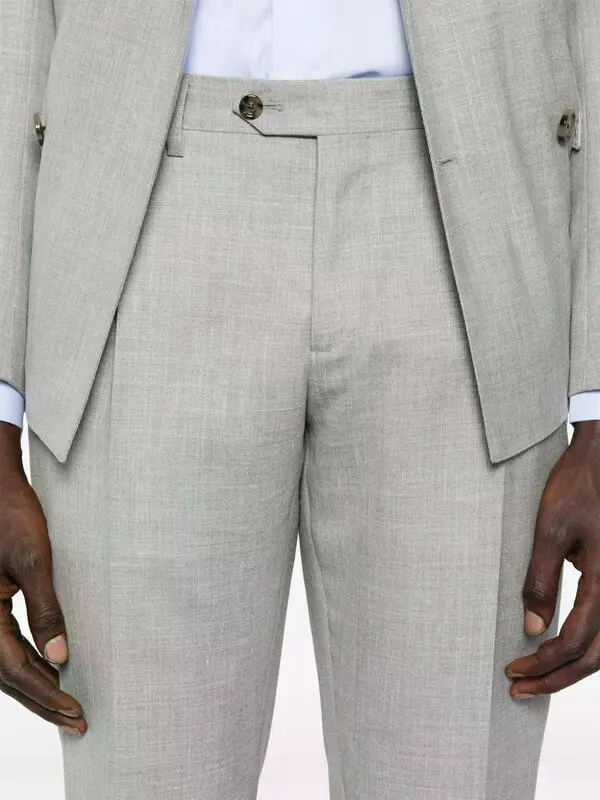 LARDINI Mélange-effect Suit