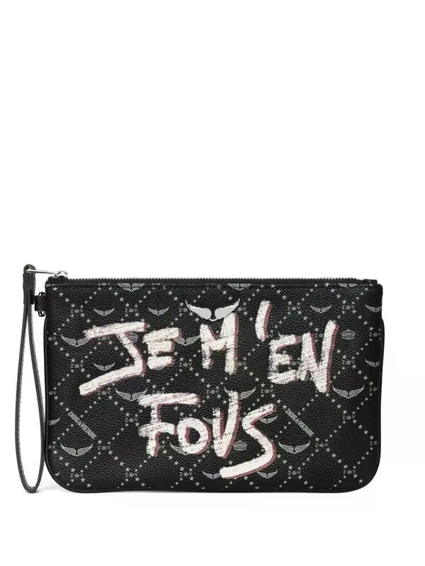 Zadig&Voltaire Monogram Clutch - Black