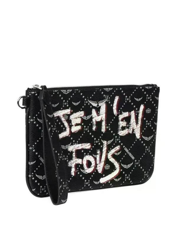 Zadig&Voltaire Monogram Clutch - Black