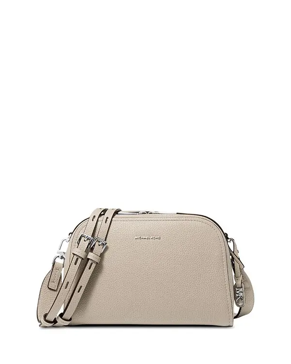 Michael Kors Ashton Small Camera Crossbody In Light Sand 40% Off