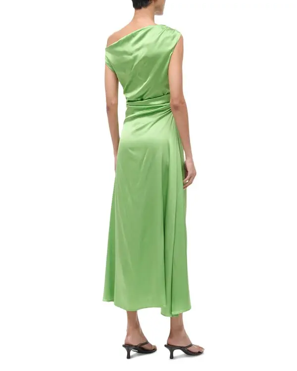 Staud Phare Silk Dress - Sprout