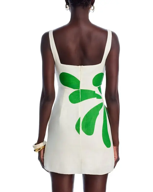 CALA DE LA CRUZ Parker Linen Mini Dress