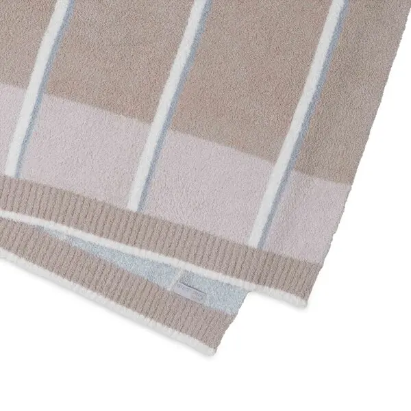 Barefoot Dreams Cozychic Accent-stripe Throw Blanket, 54 X 72