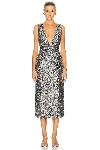Brandon Maxwell The Santha Embellished Dress