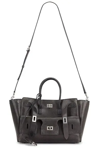 Balenciaga Bel Air Small Carry Bag - Grey