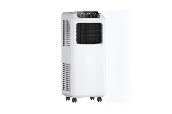 MECALE 9000 Btu Portable Air Conditioner With Built-in Dehumidifier And Remote Control - White