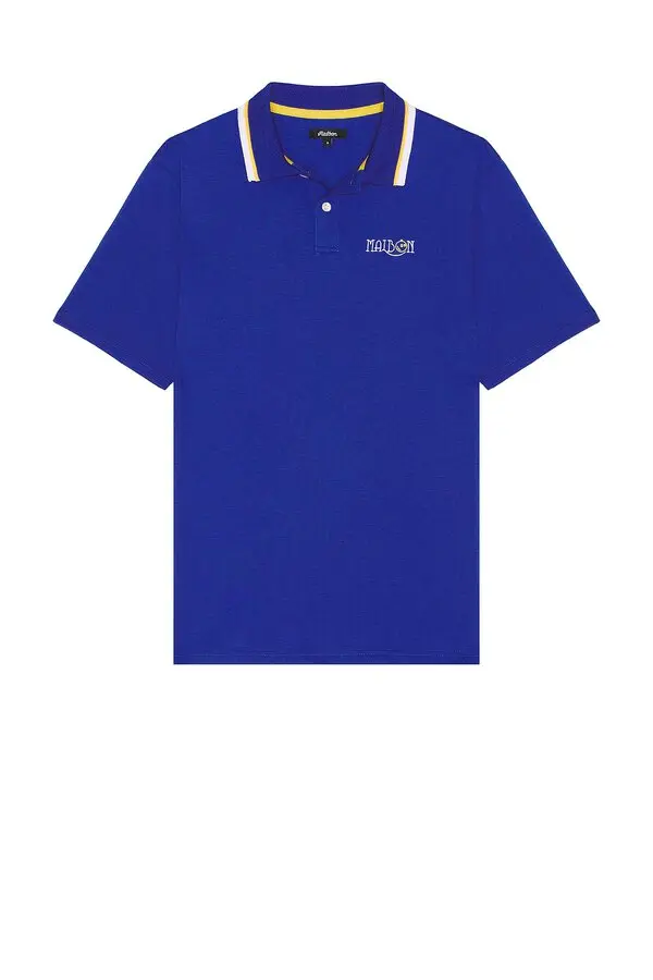 MALBON Grasse Pique Polo In - Blue