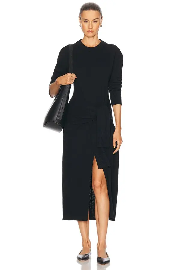 Proenza Schouler Luca Knit Dress - Black
