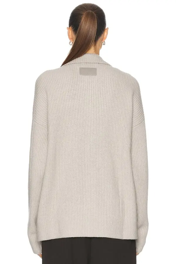 AYA MUSE Cashmere Collared Zip Up