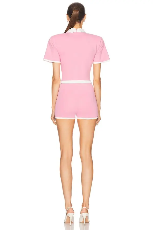 ROWEN ROSE Short Sleeve Romper