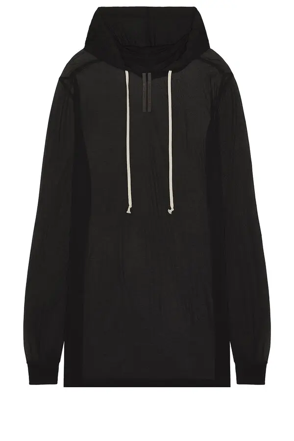 Rick Owens Mesh Hoodie - Black