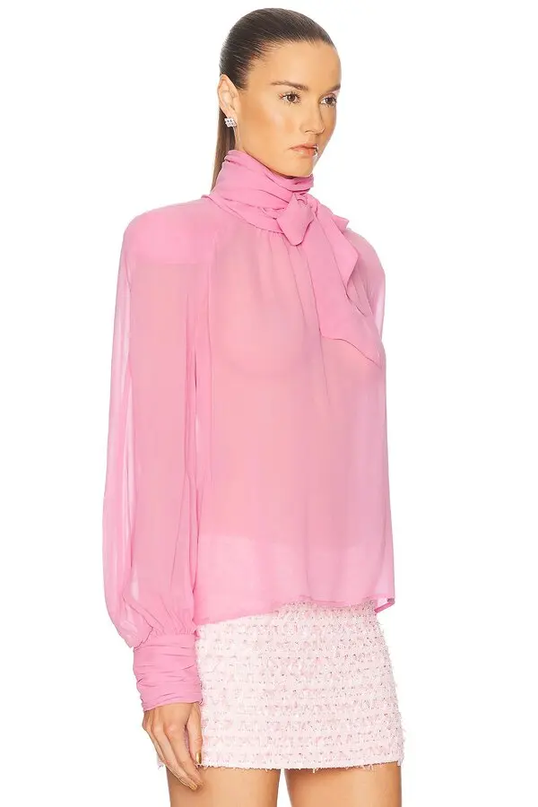 ROWEN ROSE Long Sleeve Top - Pink