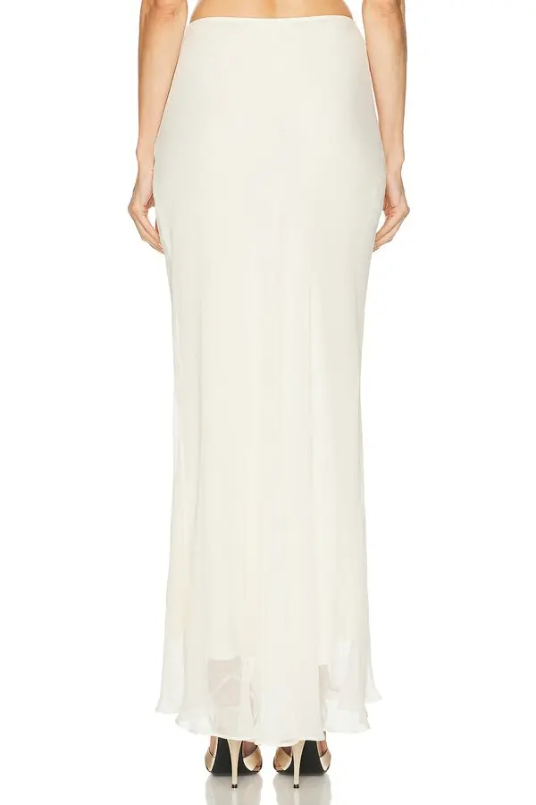 THE SEI Diaphanous Skirt - Cream