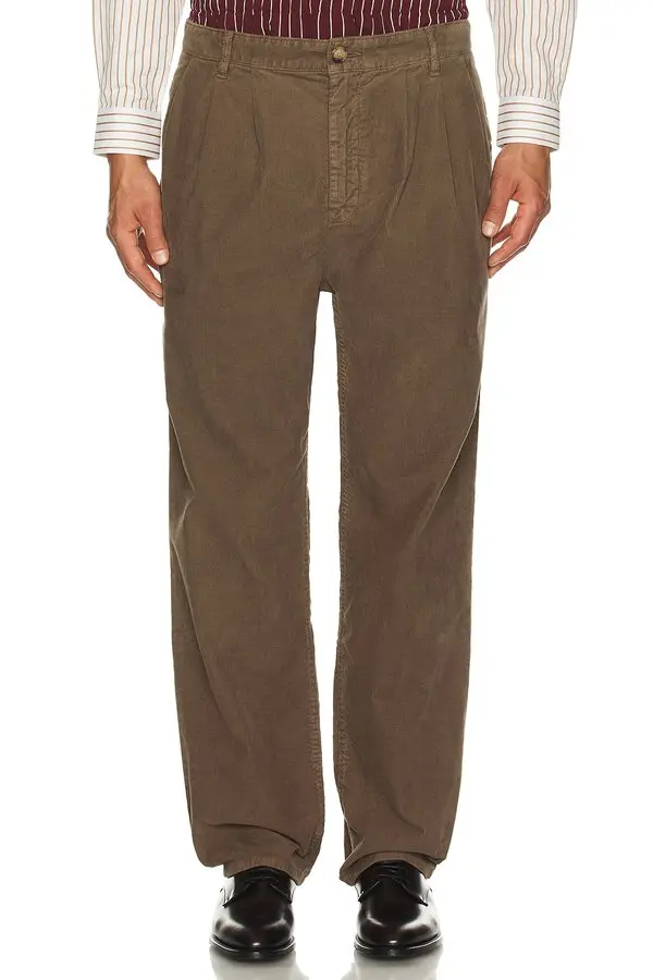 Saint Laurent Tuck Pants - Paris Beige