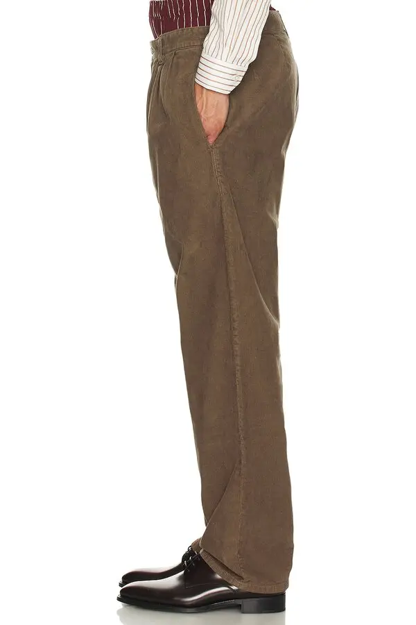 Saint Laurent Tuck Pants - Paris Beige