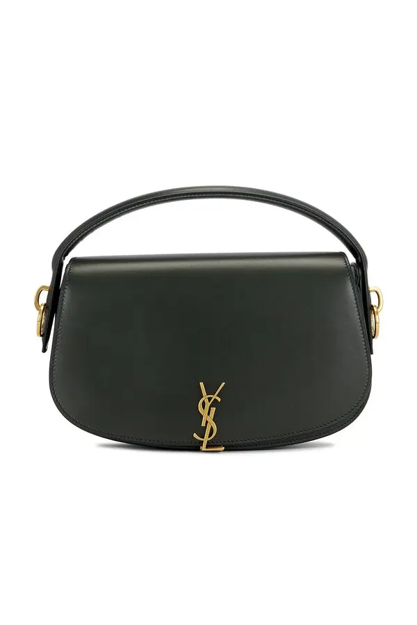 Saint Laurent Voltaire Shoulder Bag - New Vert Fonce