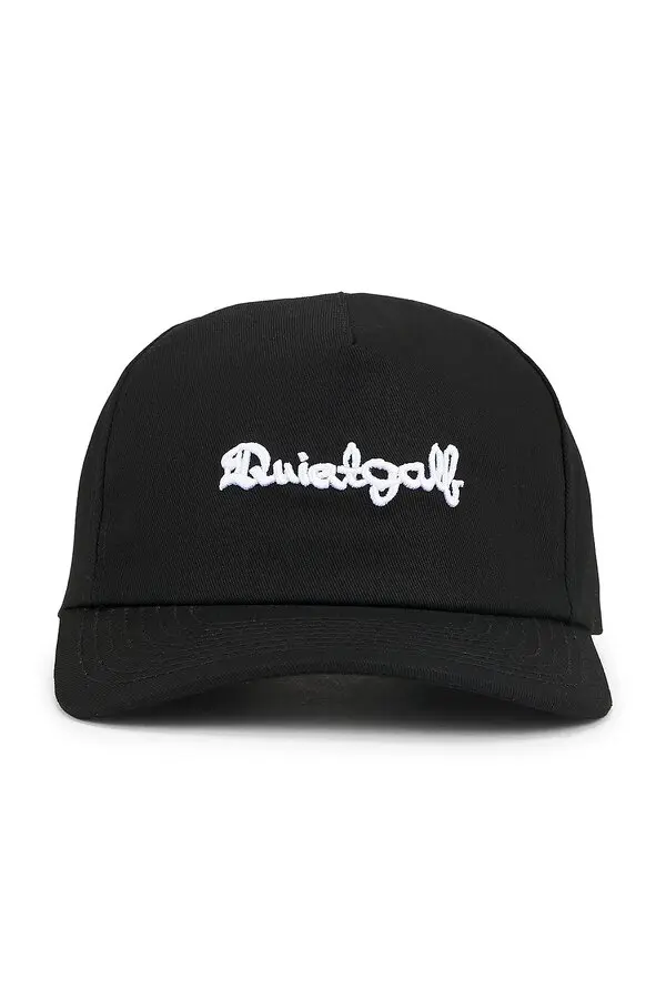 QUIET GOLF 1959 5 Panel Hat - Black