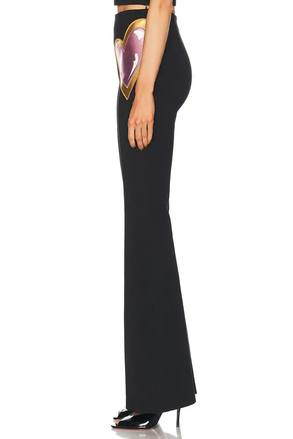 AREA Colorblock Heart Gem Pant
